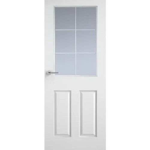 Premdor 6 Light Manhattan (826 x 2040 x 40) STD FF & EB (Glazed)