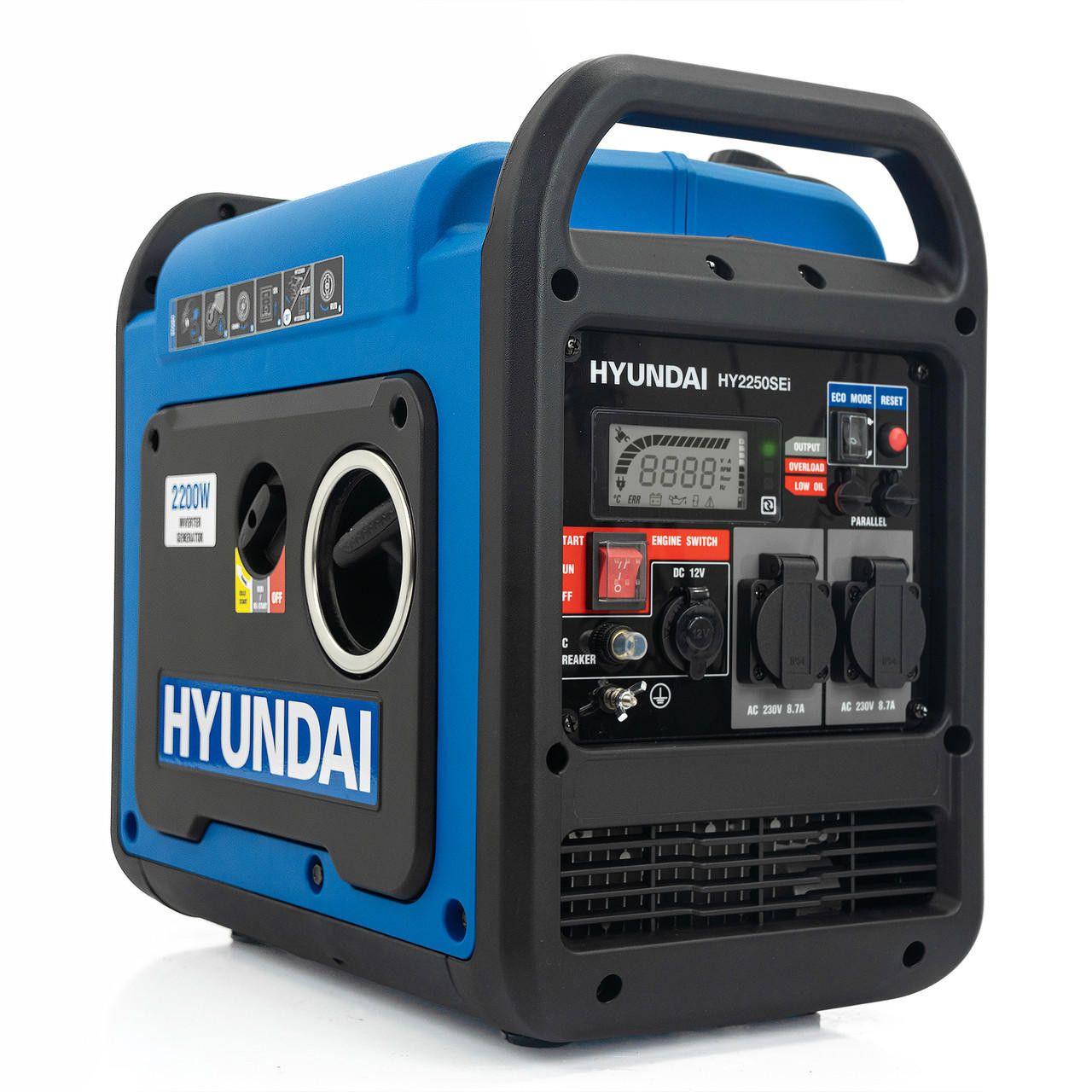 Hyundai HY2250SEi 2200W Inverter Generator – Pure Sine Wave, Portable